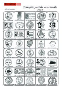 STAMPILE-POSTALE-OCAZIONALE-2022-18-01-2023 | Federaţia Filatelică Română